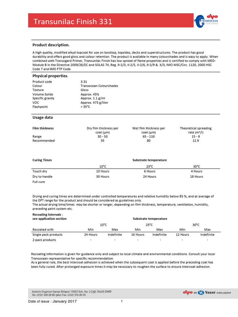 Transunilac Finish 331 | PDF | Paint | Ventilation (Architecture)