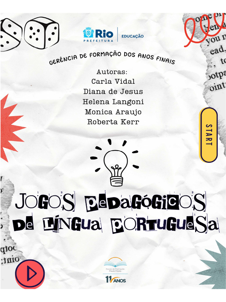 Jogos Pedag Gicos de L Ngua Portuguesa | PDF | Aprendizado | Pedagogia