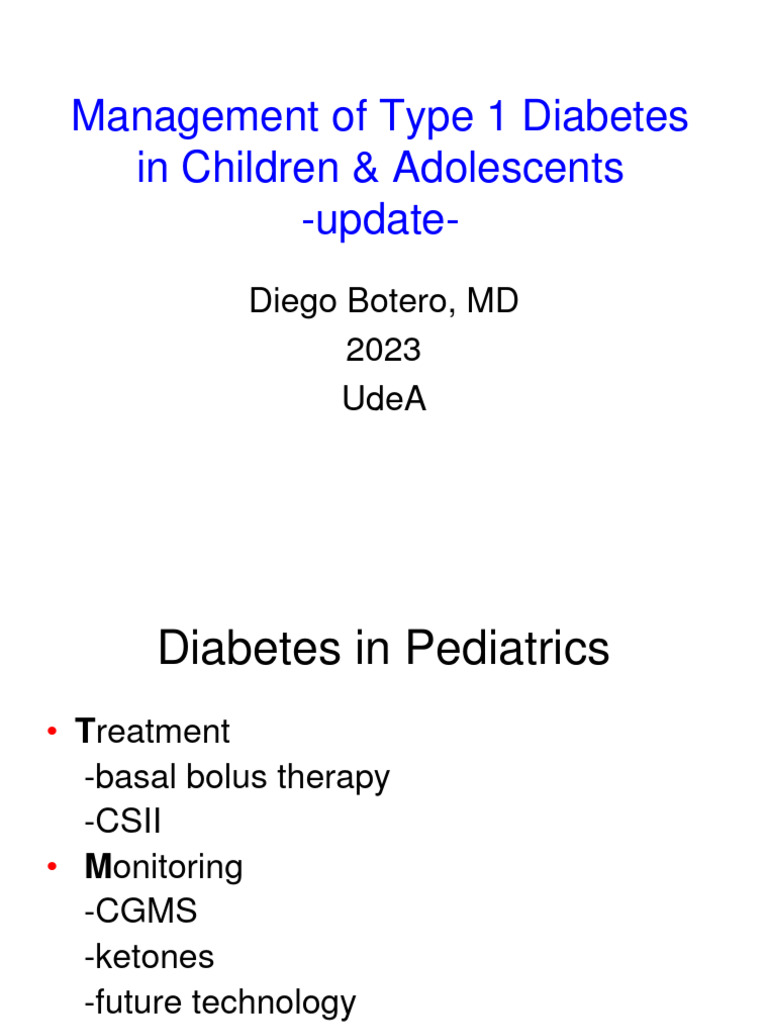 T1DM 2023 | PDF | Medical Specialties | Diabetes