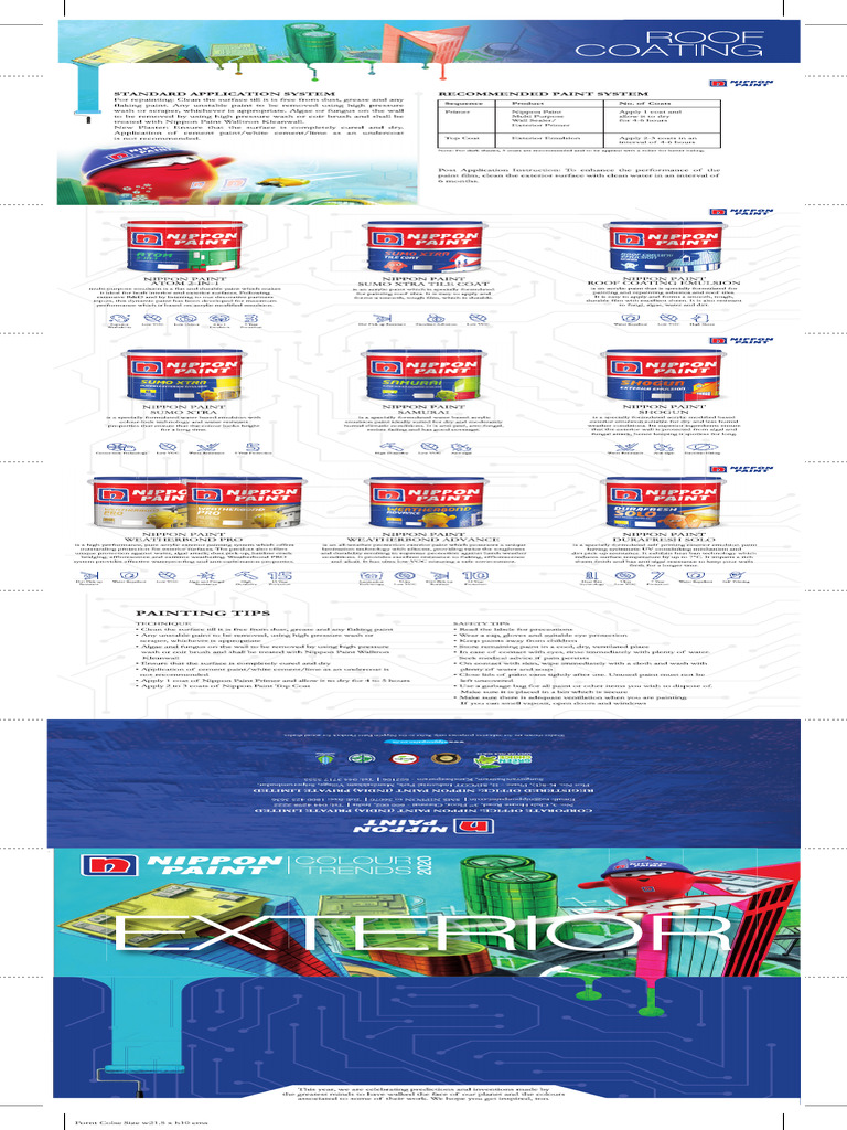 R3590 - Exterior Shade Card 2020 With Colour Fill Shade | PDF | Home ...