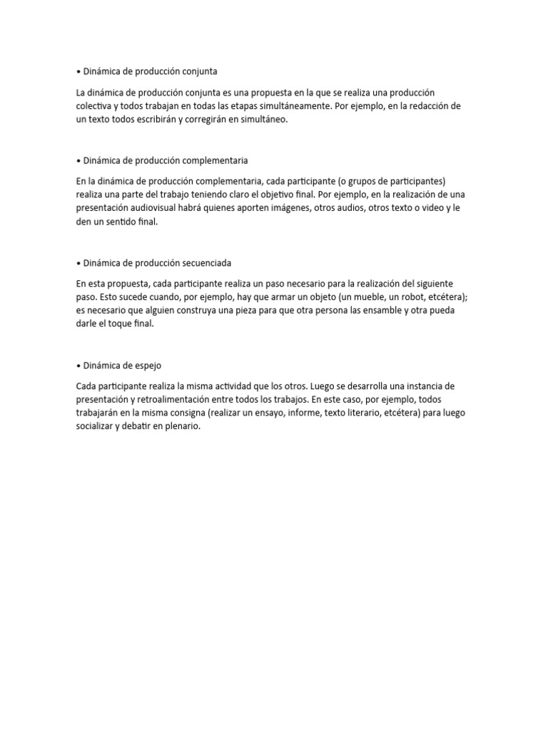 Dinámica de Producción Conjunta | PDF