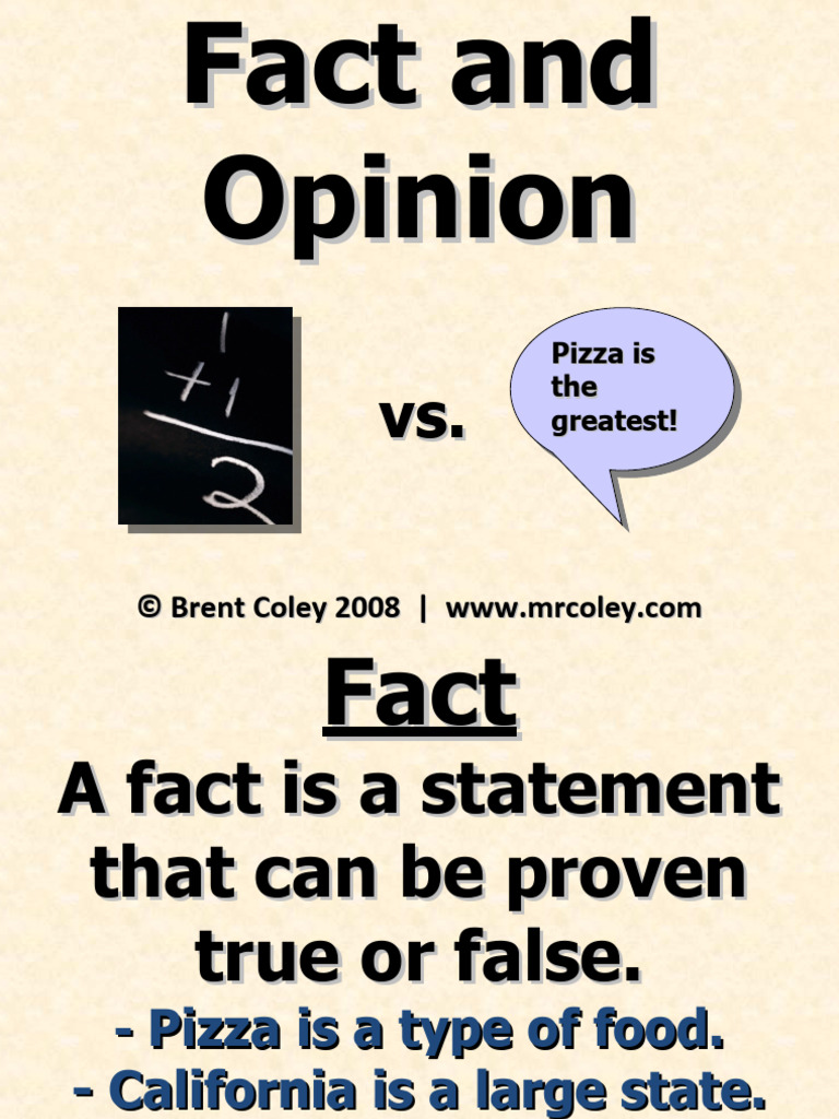 Fact and Opinion Flash Cards | PDF | Self-Improvement