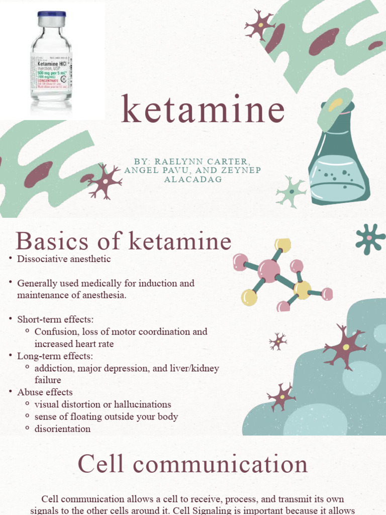 Ketamine | PDF | Cell Signaling | Nmda Receptor