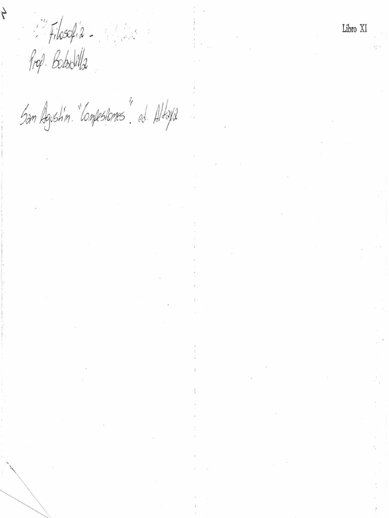 Libro XI, Confesiones San Agustin - Organized | PDF