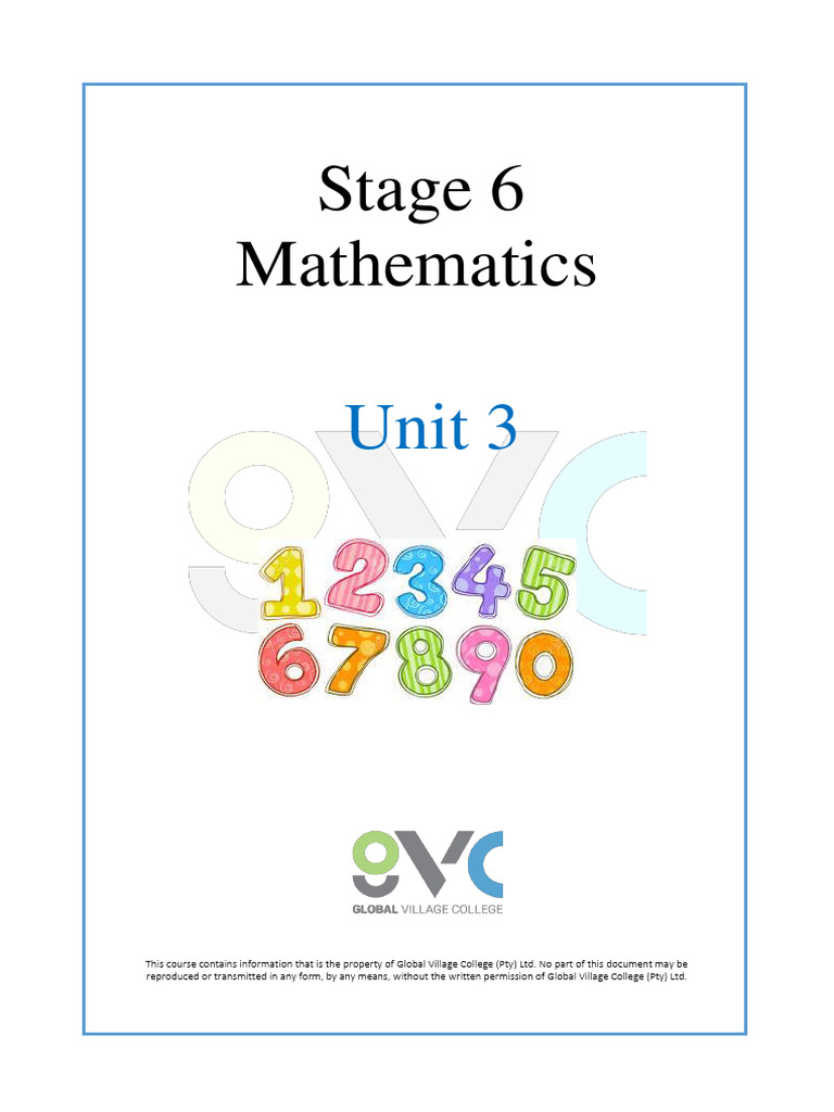 Unit 3 | PDF | Numbers | Elementary Mathematics