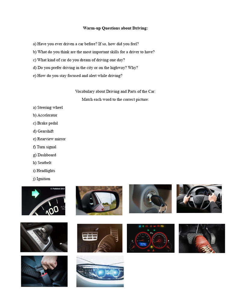 Driving | PDF | Land Vehicles | Automotive Industry