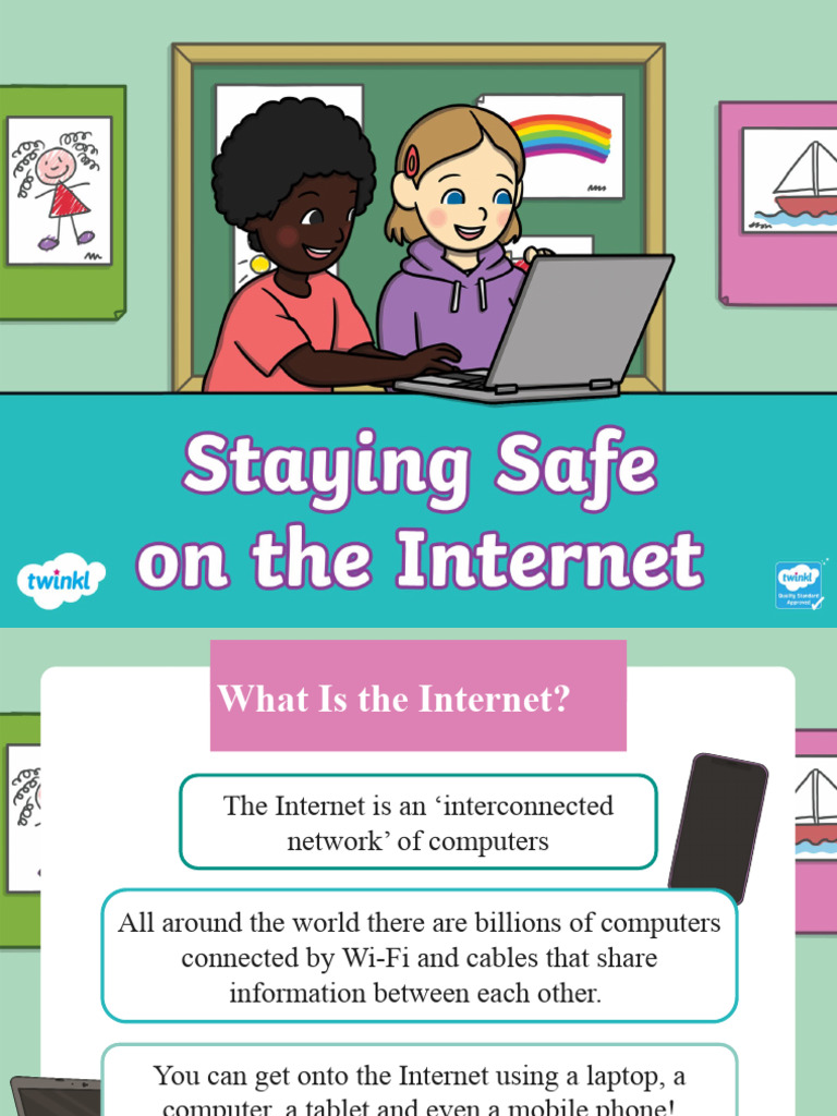 T T 2546175 Eyfs Staying Safe On The Internet Powerpoint Ver 5 | PDF ...