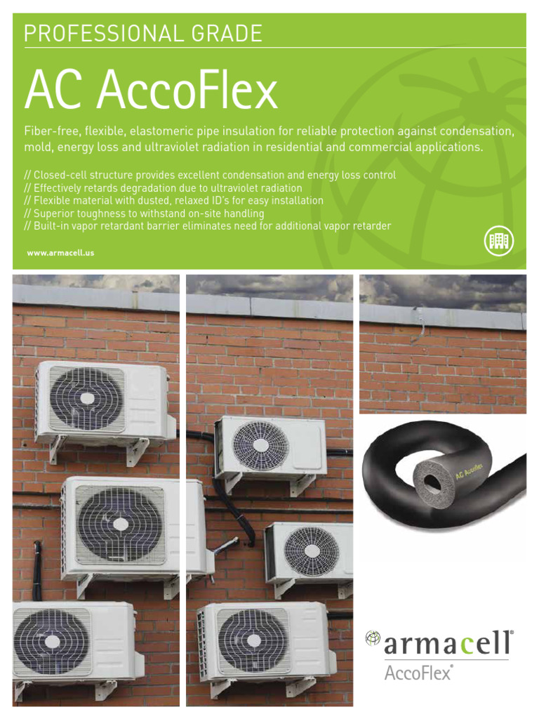 Ficha Tecnica Cañuela AccoFlex | PDF | Thermal Insulation | Building ...