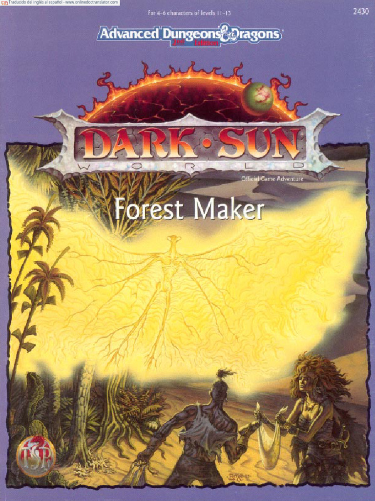 AD&D - (Dark Sun) PT11 Forest-Maker - En.es | PDF