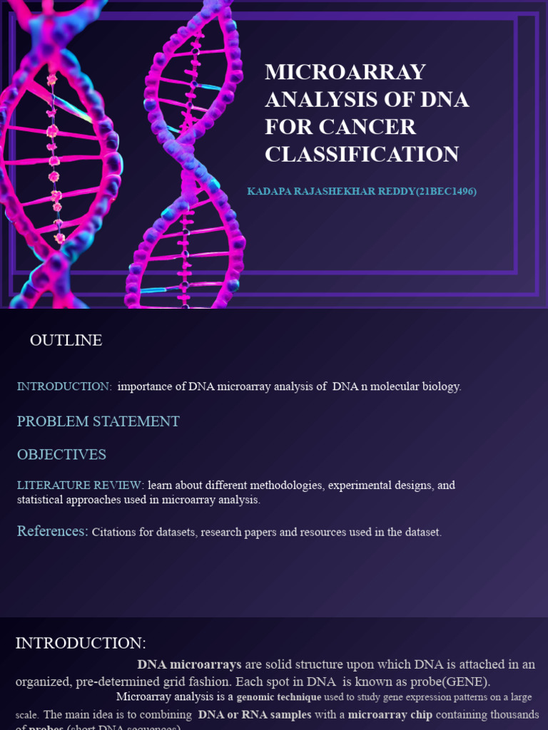Neon DNA The Human Body Recipe Presentation | PDF | Dna Microarray ...