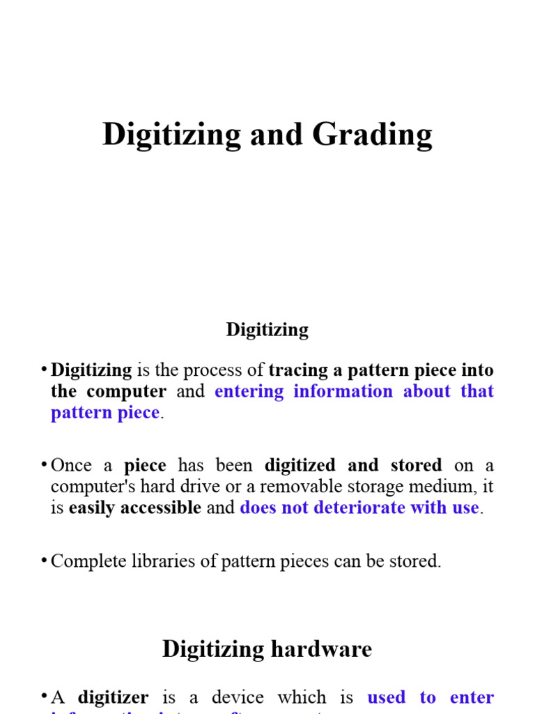 Digitizing and Grading | PDF | Cartesian Coordinate System | Computer ...