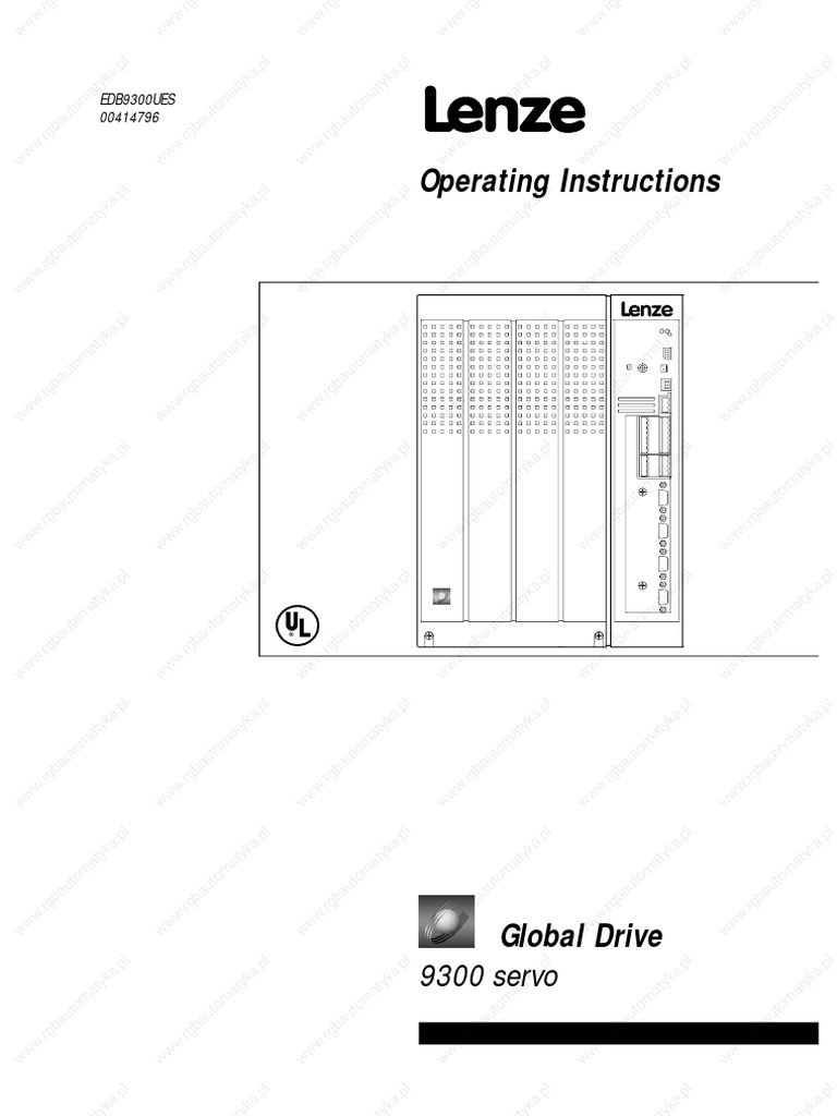 Evs9323 Esv004 33.9323se.6a.61.v004 Inwerter Napęd Servo Falownik Lenze 9300 Manual | PDF ...