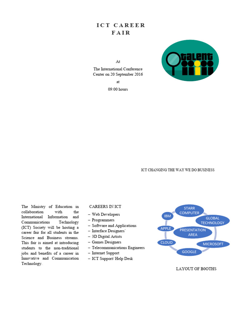 ICT Brochure | PDF | Art | Computers