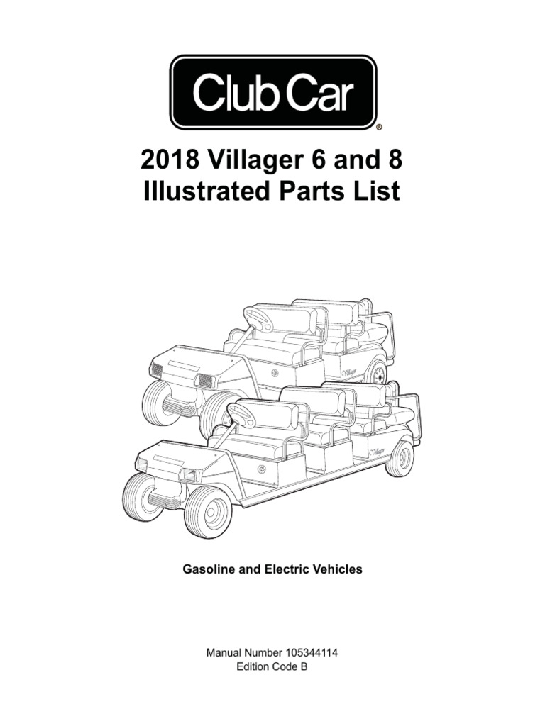 2018 Villager 6 and Villager 8 Illustrated Parts Catalog | Download ...