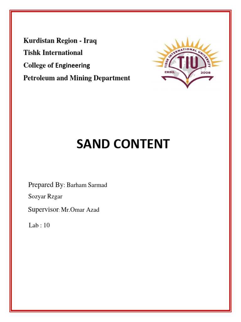 Sand Content | PDF | Sand | Silt