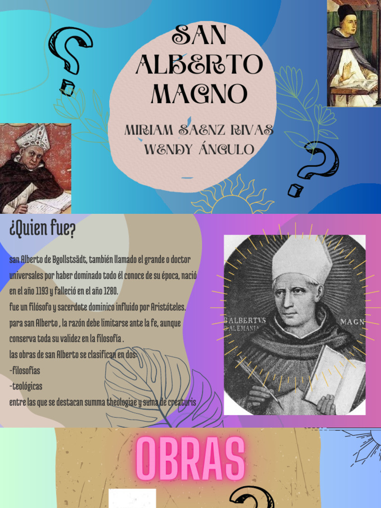 Biografía y obras de San Alberto Magno | PDF | Historia | Religión y ...