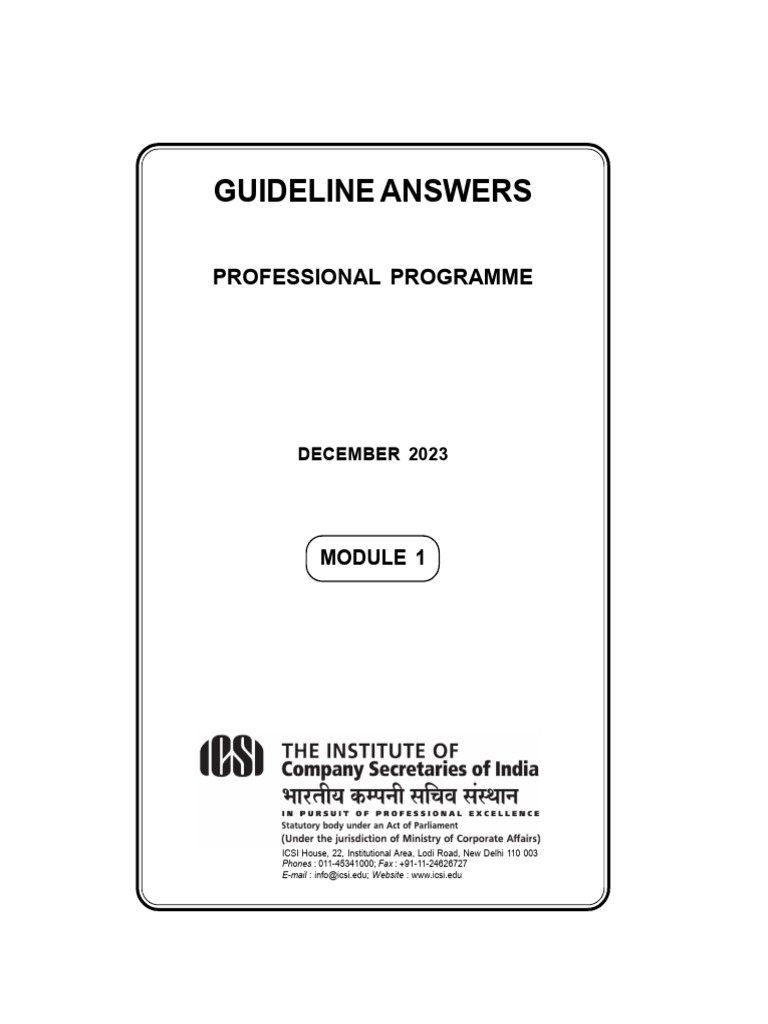 PP Module 1 Dec 2023 290224 | PDF | Risk | Audit