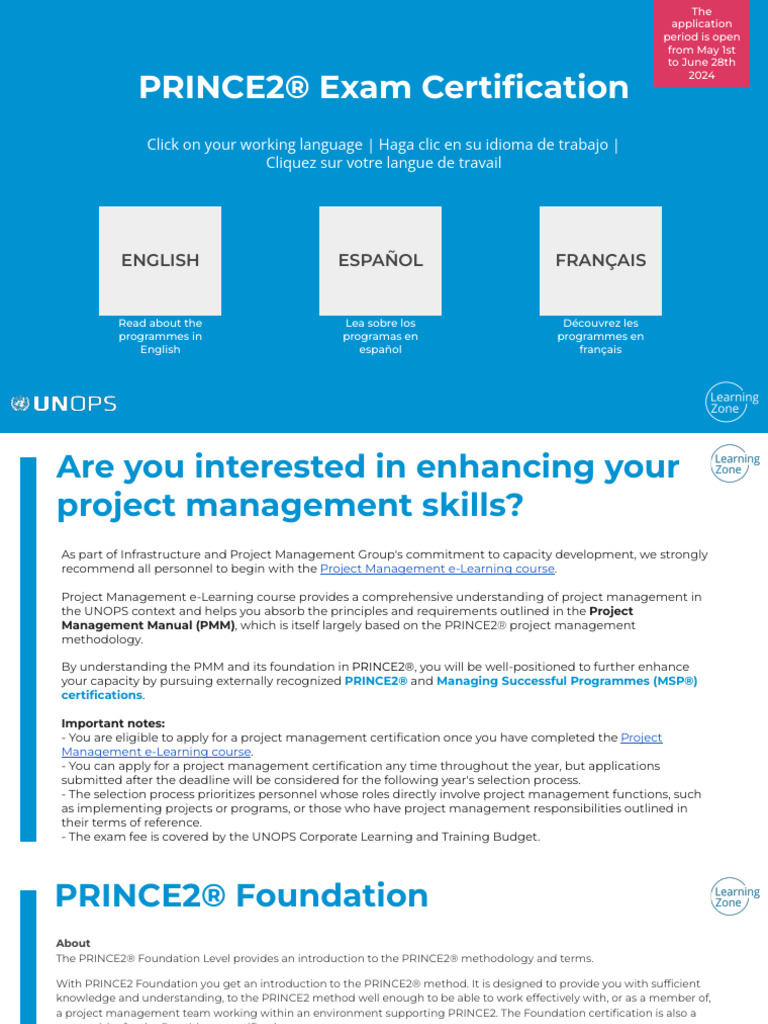 PRINCE2® Exam Certification | PDF | Application Software | Project ...