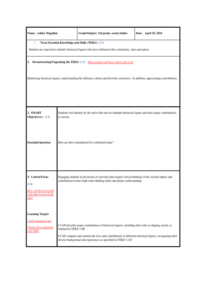 LGP Lesson Plan Guide | PDF | Liberal Arts Education | Cognition