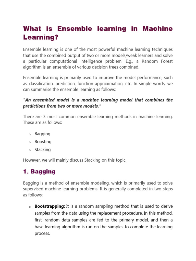 UNIT-3 | PDF | Support Vector Machine | Statistical Classification