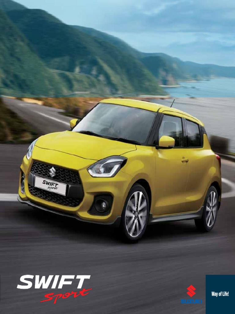 Swift Sport Brochure | PDF | Manual Transmission | Automatic Transmission