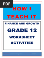 Grade 12 Maths Handbook and Study Guide | PDF