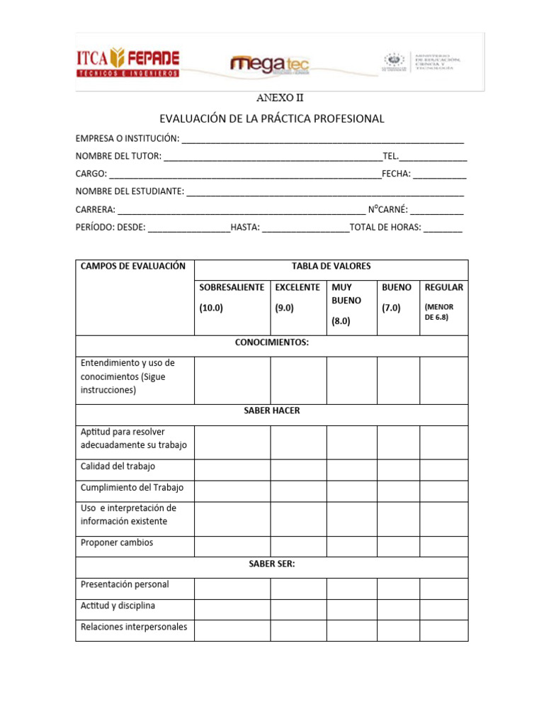 Formatos Practica Profesional Junio 2019 Practica Profesional Nuevos