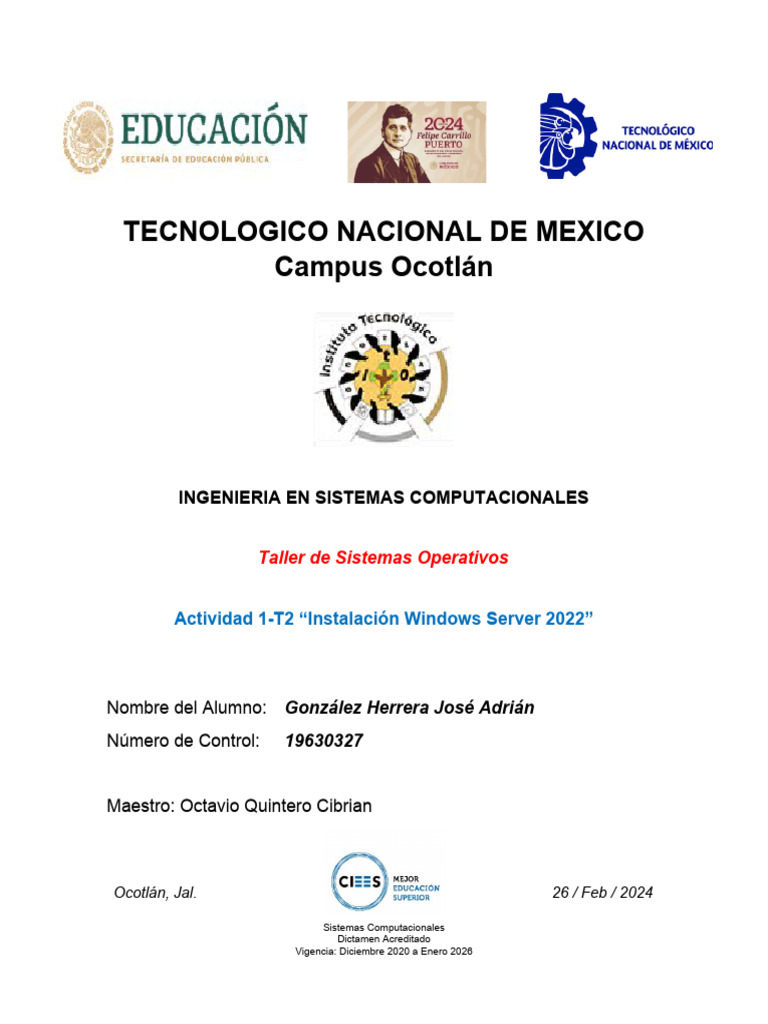 Tso Actividad 1-t2 Jagh | PDF | Servidor (Computación) | Microsoft Azure