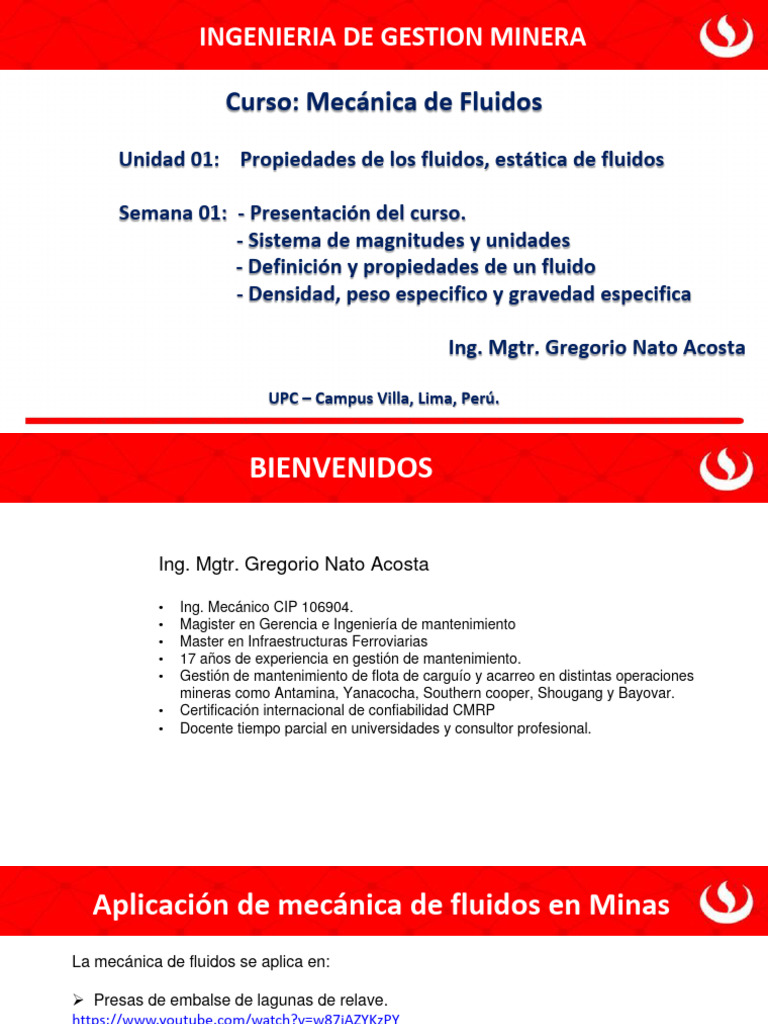 Mecanica de Fluidos Upc | Descargar gratis PDF | Mecánica de fluidos | Líquidos