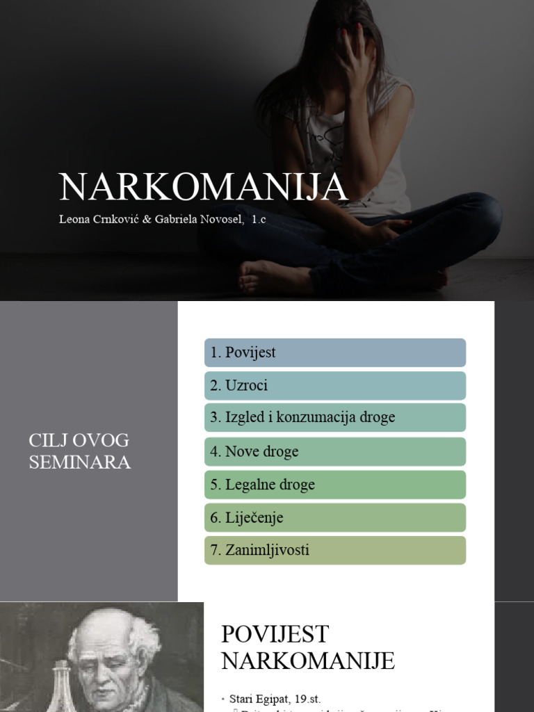 Narkomanija PPT 1 | PDF
