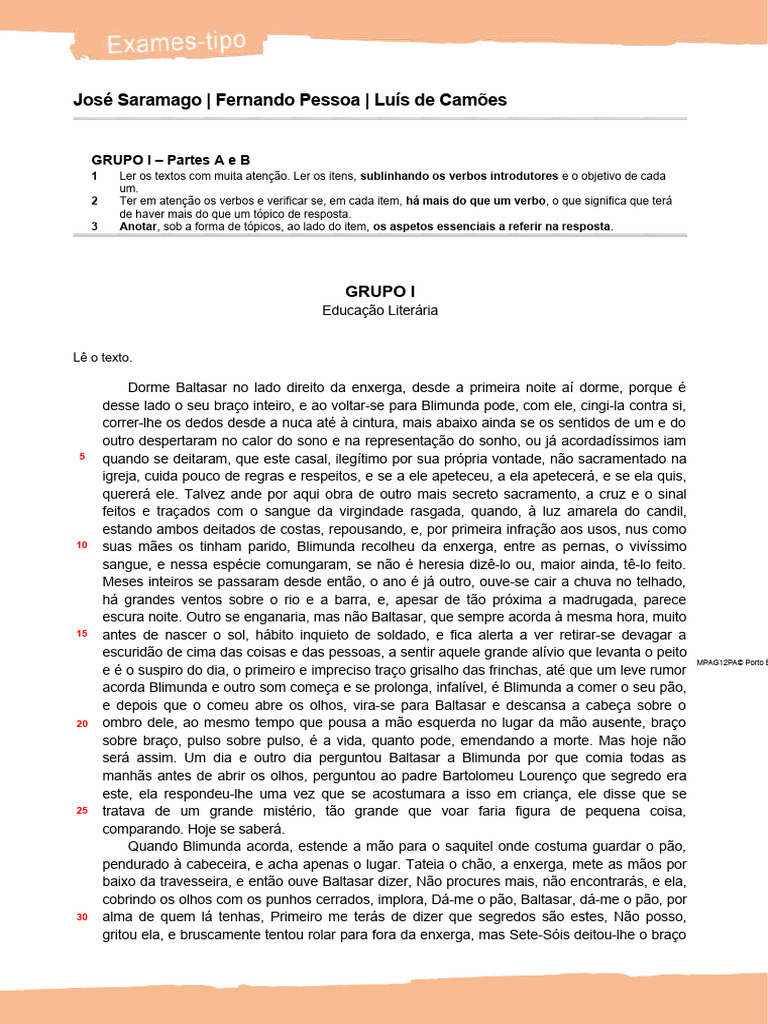 Mpag12 Exame Tipo 3 | PDF