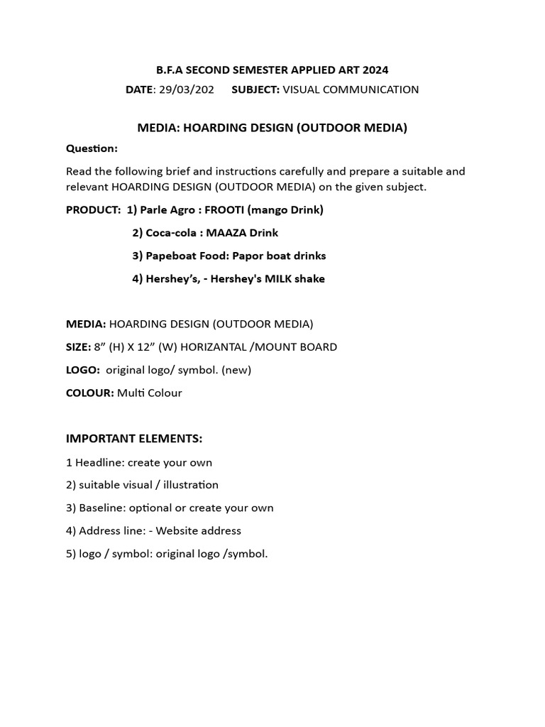 Hoarding Design | PDF