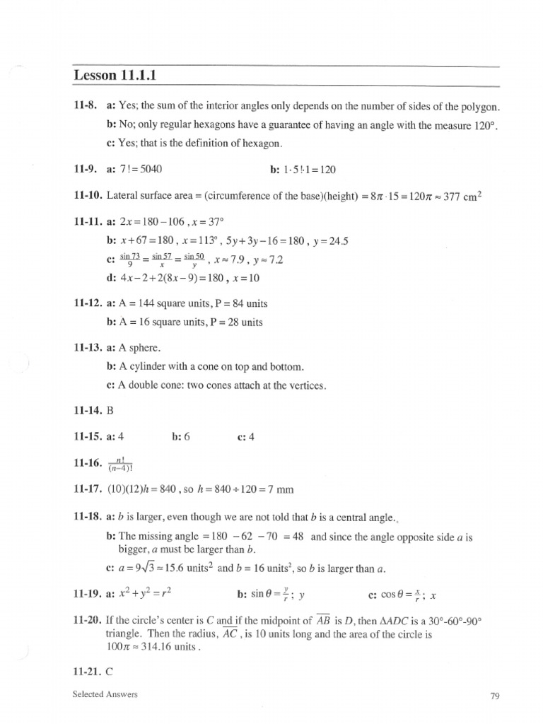 Chapter 11 Homework Solutions | PDF