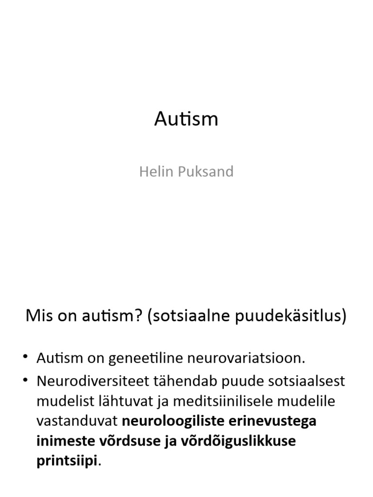 Autism | PDF
