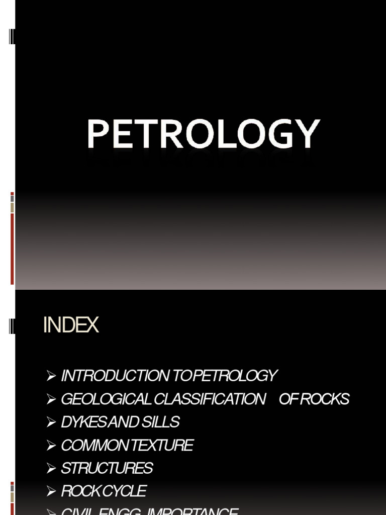 petrology-ppt | PDF | Rock (Geology) | Sedimentary Rock