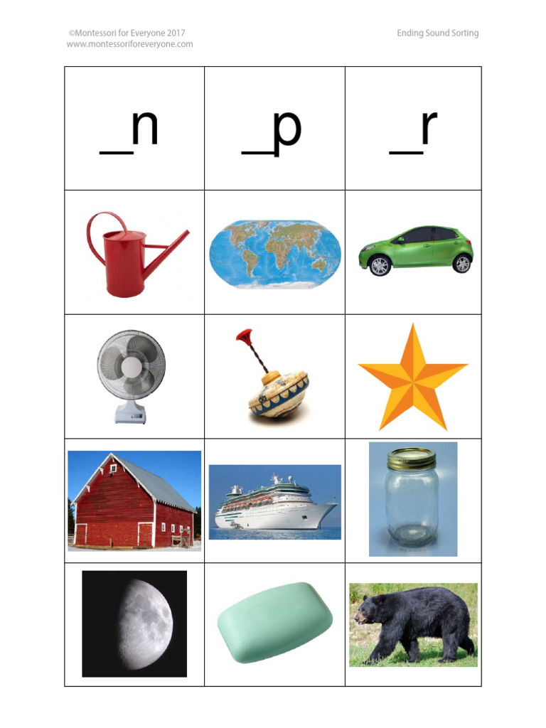 Ending Sound Sorting | PDF