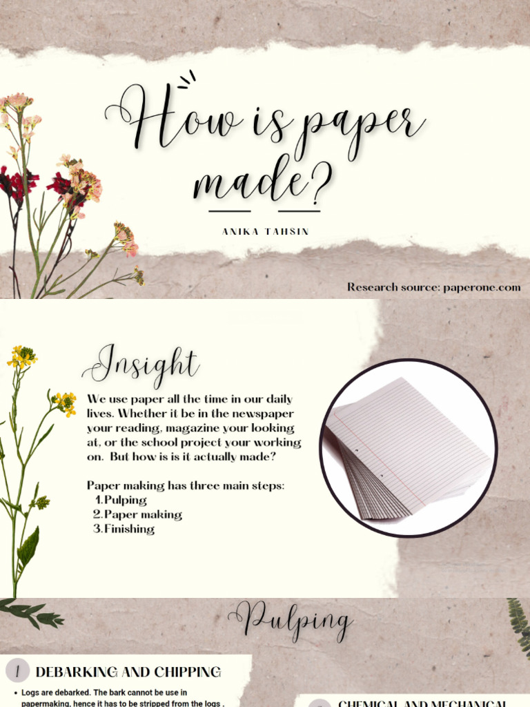 How Is Paper Made | PDF