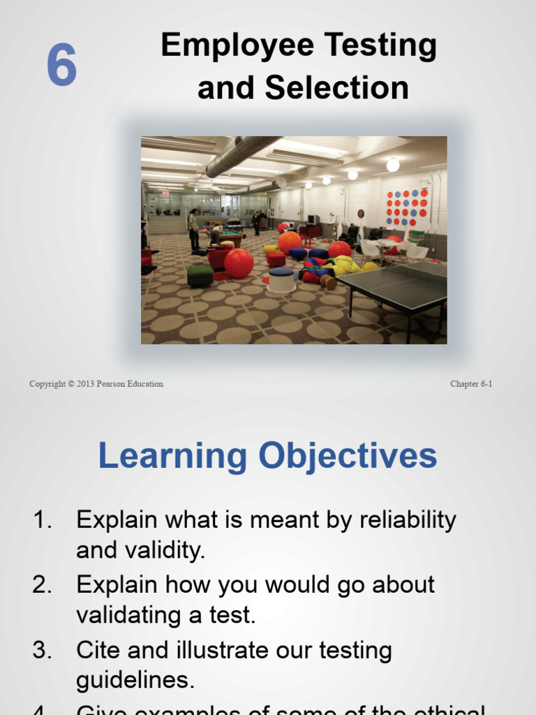 dessler_hrm13_inppt06_ge | PDF | Validity (Statistics) | Intelligence Quotient