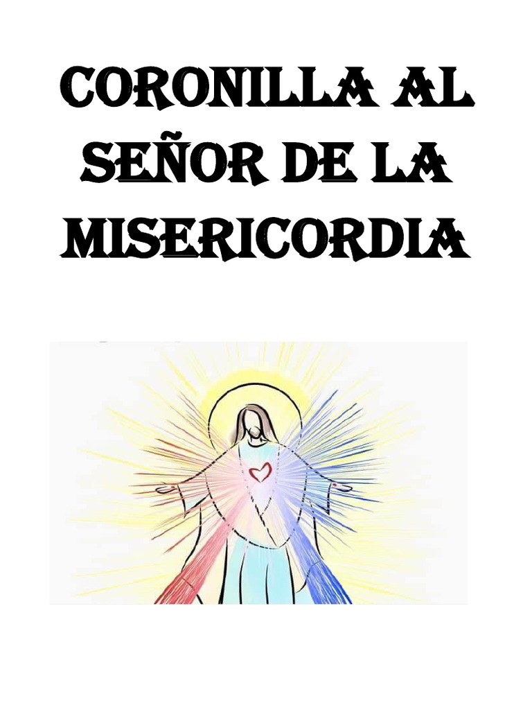 Coronilla Al Señor de La Misericordia | PDF | orador del Señor | Dios el padre