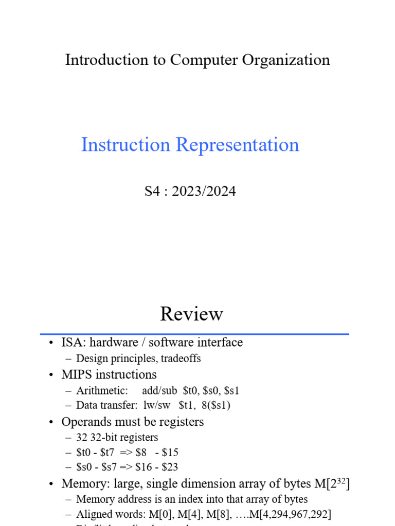 Instruction Format | PDF | Software Engineering | Computer Science