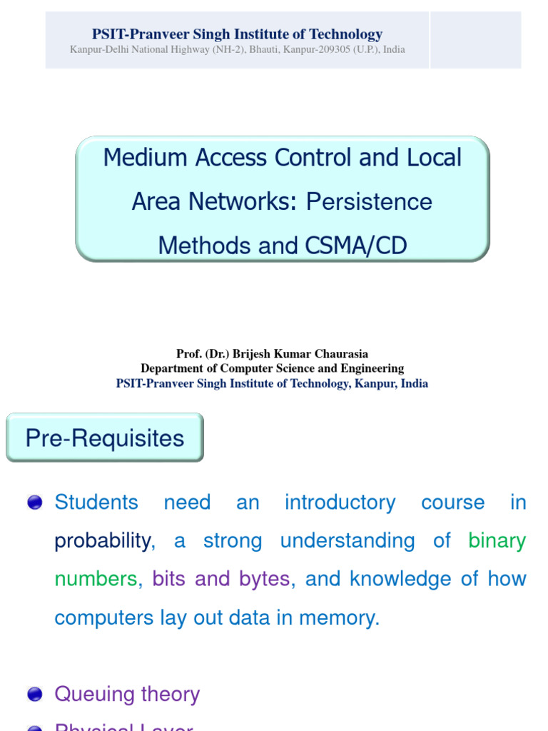 L18 - U2 - 12 April 2024 | PDF | Computer Network | Internet Protocol Suite