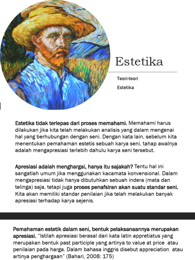 Teori dan Apresiasi Estetika Seni | PDF