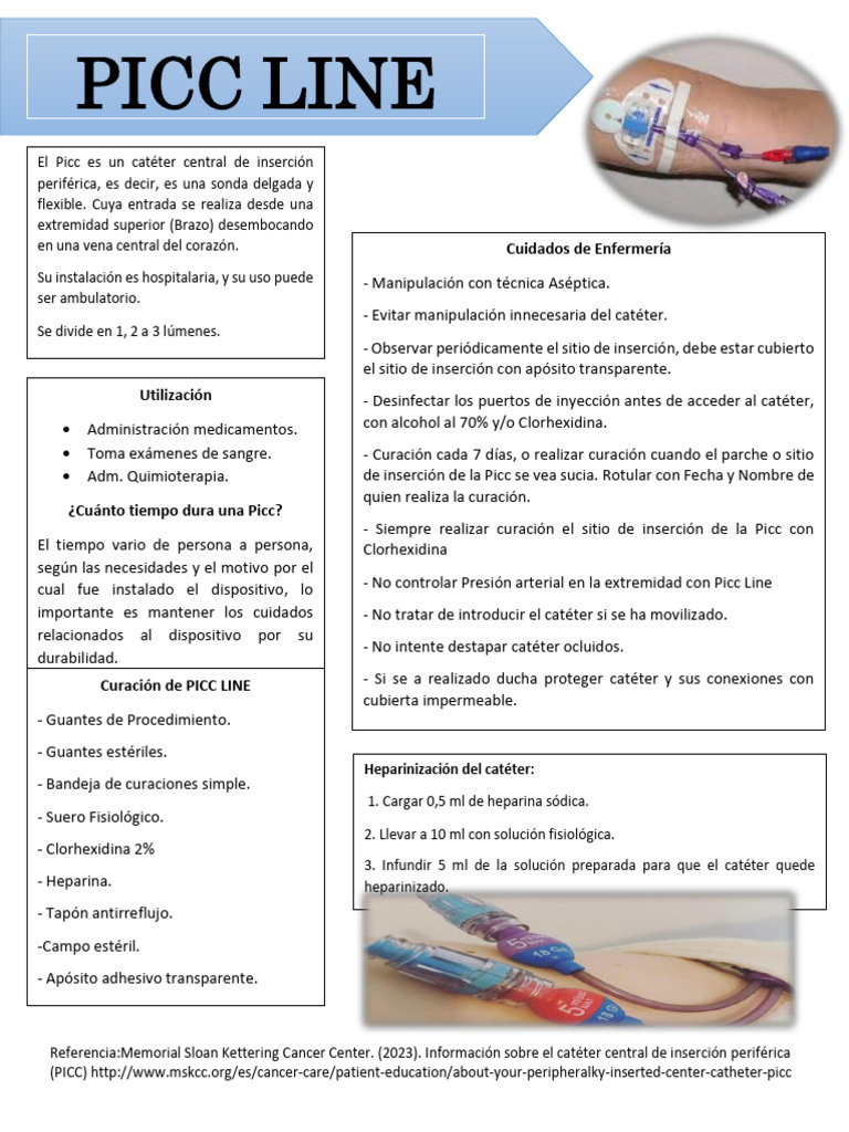PICC LINE Final | Descargar gratis PDF | Medicina CLINICA ...