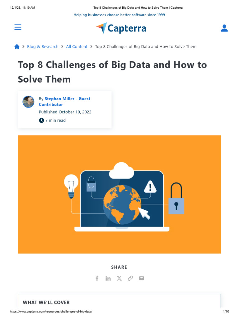 Top 8 Challenges of Big Data and How To Solve Them - Capterra - by Qual | PDF | Big Data ...