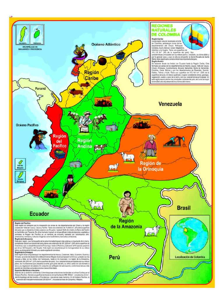 Mapa Regiones Naturales | PDF