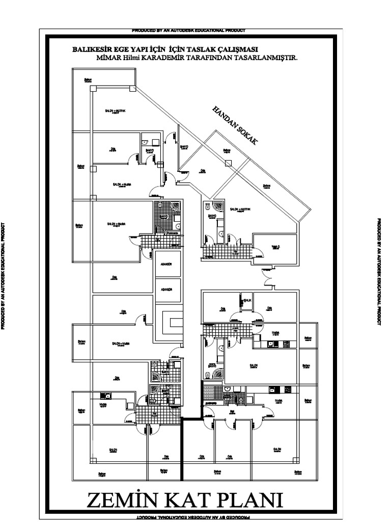 Zemi̇n Kat Plani | PDF