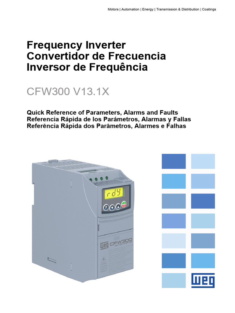WEG Frequency Inverter Cfw300 Installation Configuration and Operation ...