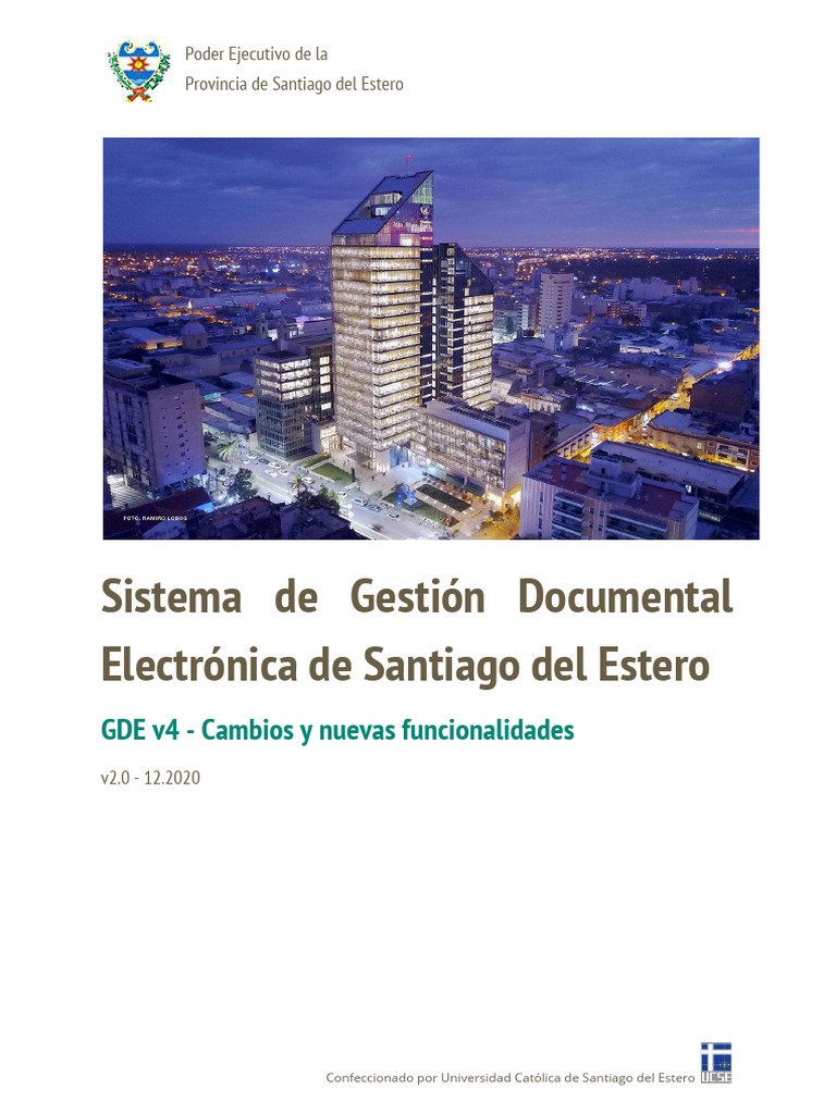 GDE v4 - Cambios y Nuevas Funcionalidades | PDF | Software | Informática