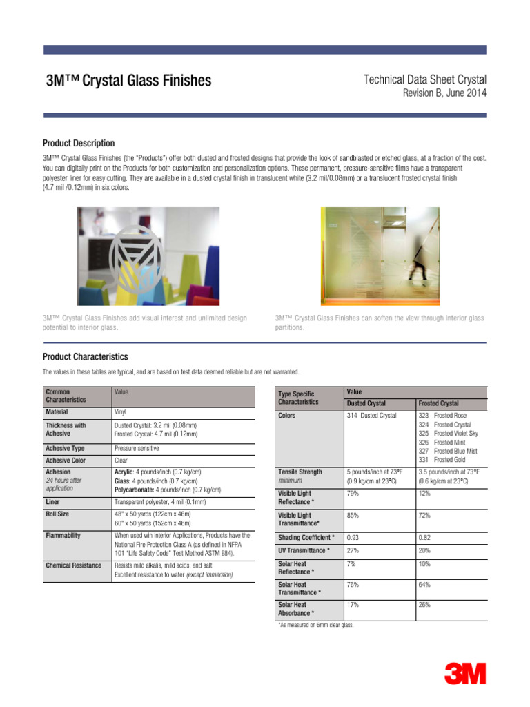 3mtm-Crystal-Glass-Finishes-Data-Sheet 2015 | Download Free PDF ...
