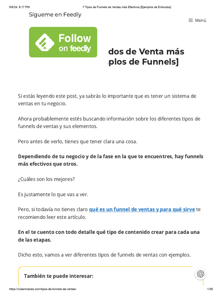 7 Tipos De Funnels De Ventas Más Efectivos Ejemplos De Embudos Pdf